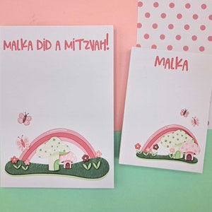 Mitzvah Notes, Rainbow Notepad, Personalised Note From Home, Good ...