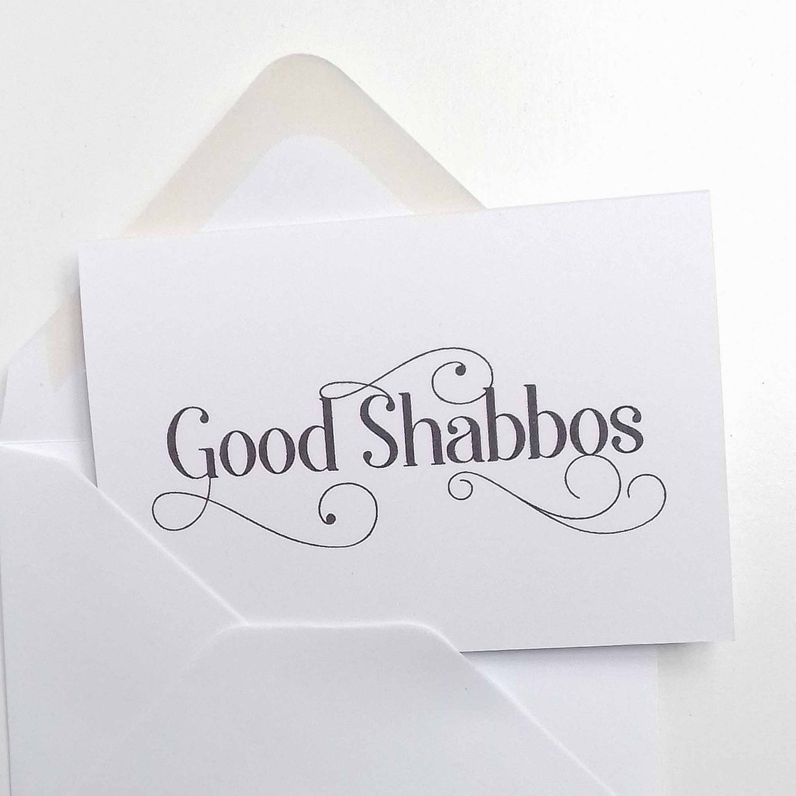 Set of 10 A7 Folded Cards and Envelopes Good Shabbos Yom | Etsy