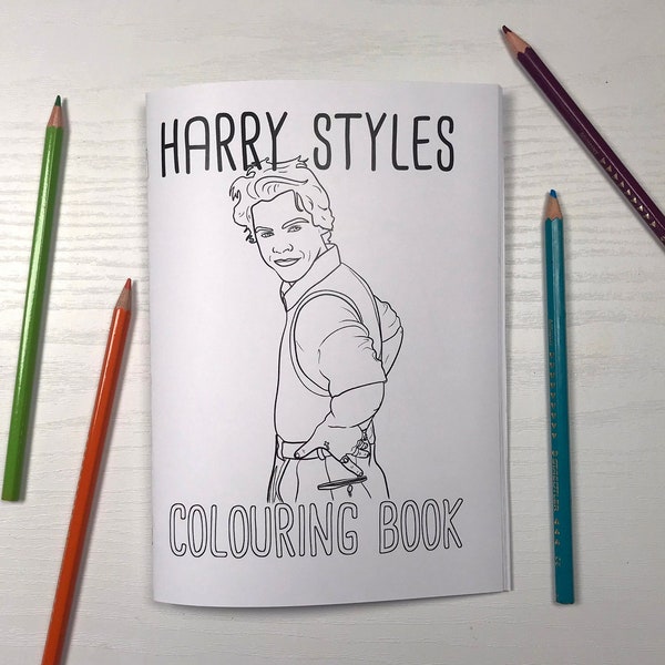 Harry Styles Colouring Book - Etsy