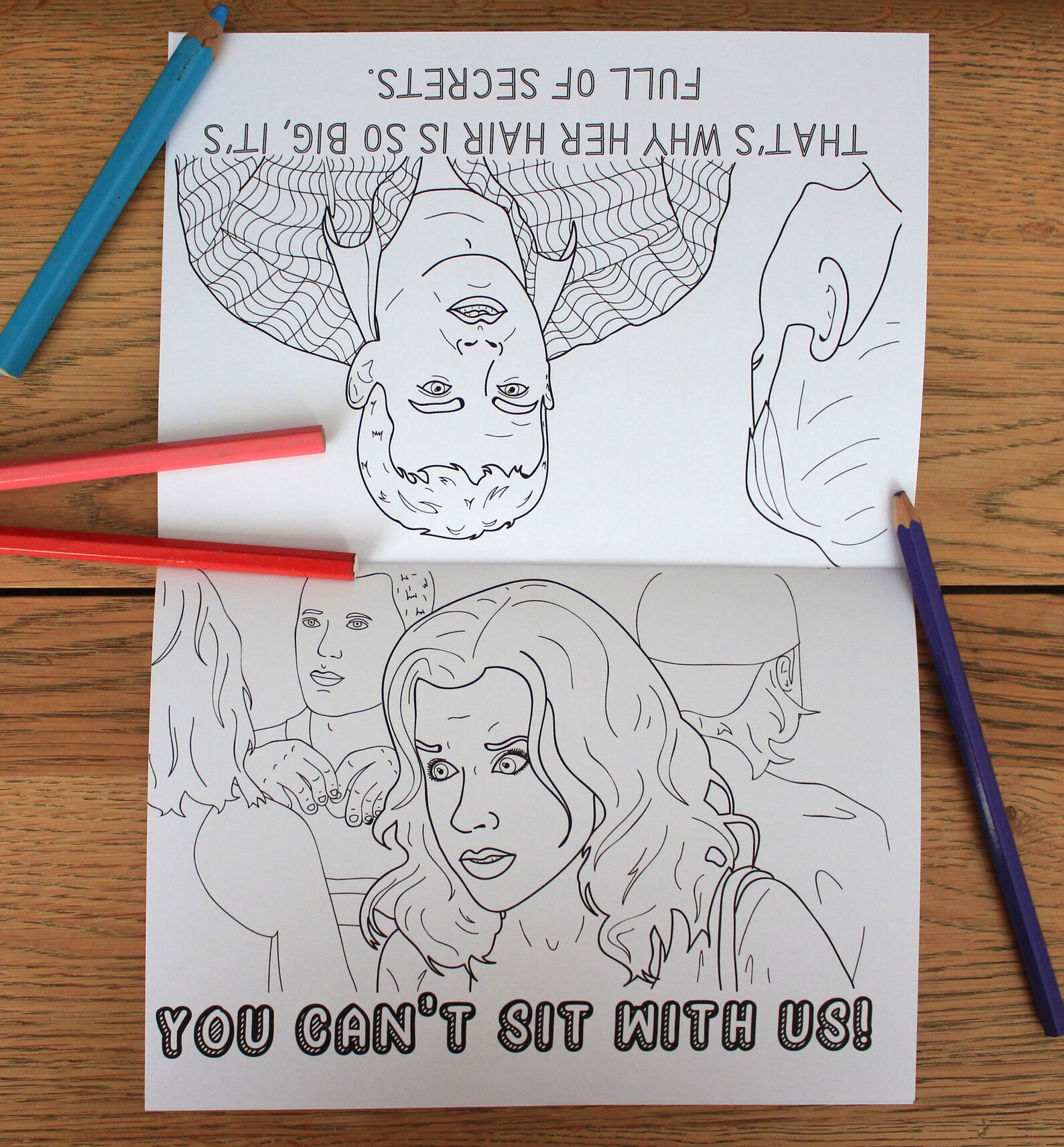 Mean Girls Digital Colouring Book DIGITAL COPY - Etsy