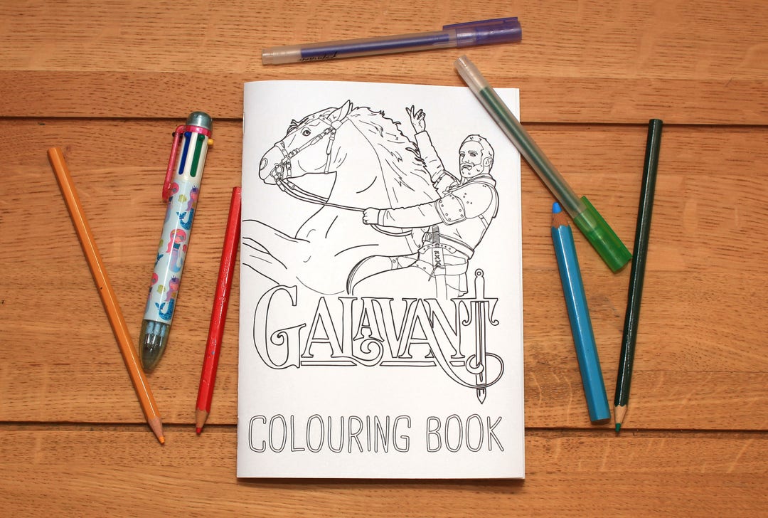 Galavant Colouring Book - Etsy