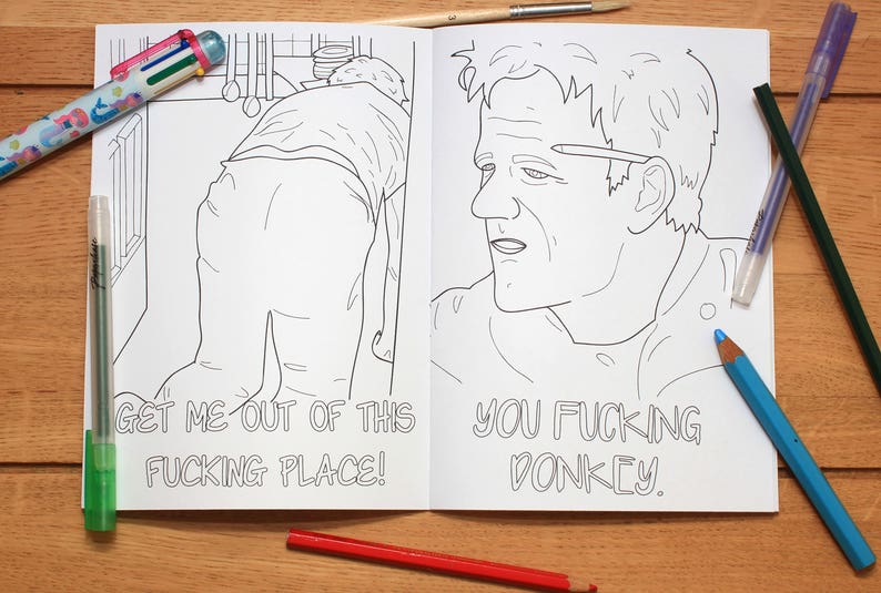 Gordon Ramsay Colouring Book | Etsy
