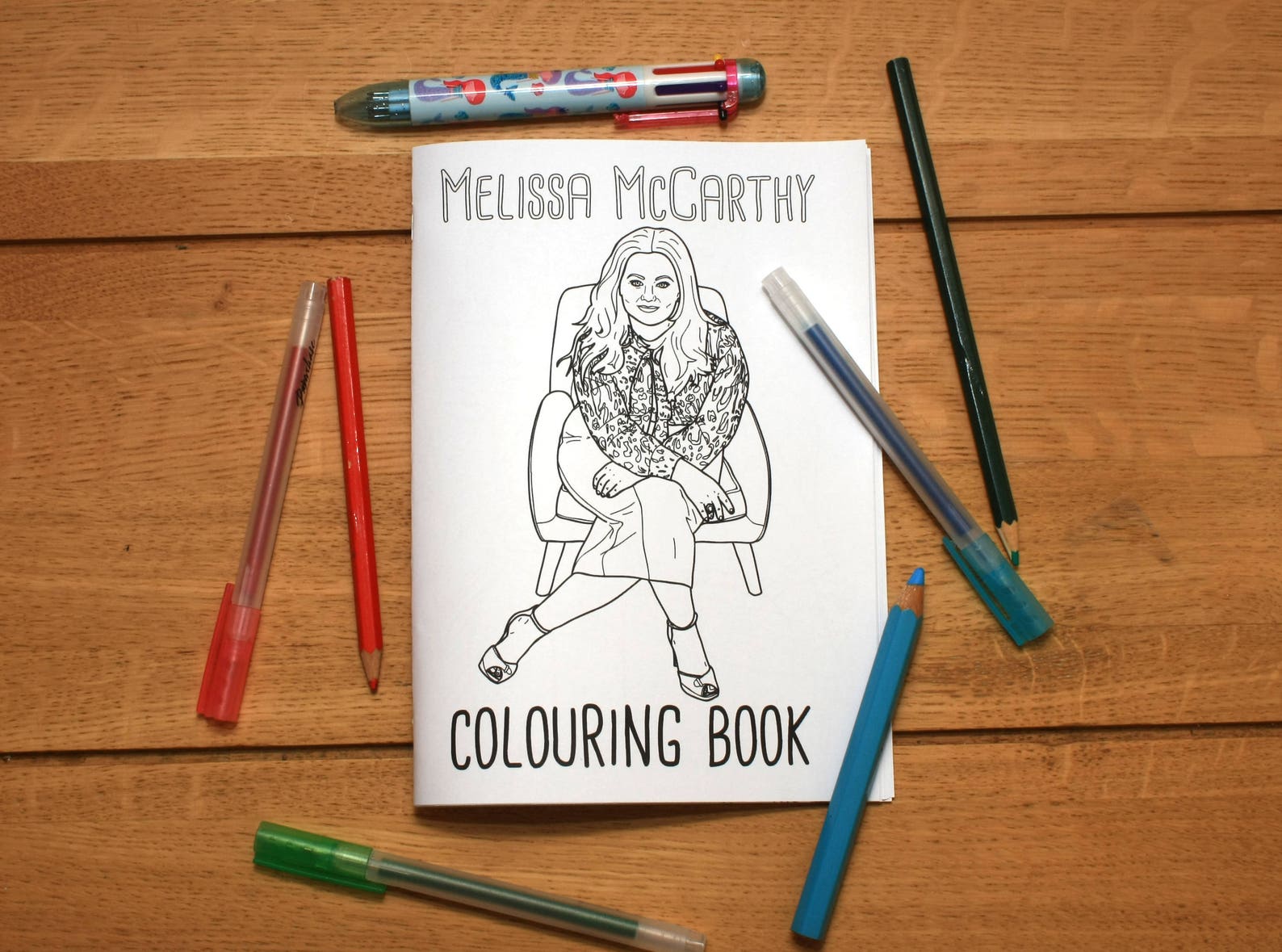 Melissa Mccarthy Colouring Book - Etsy UK