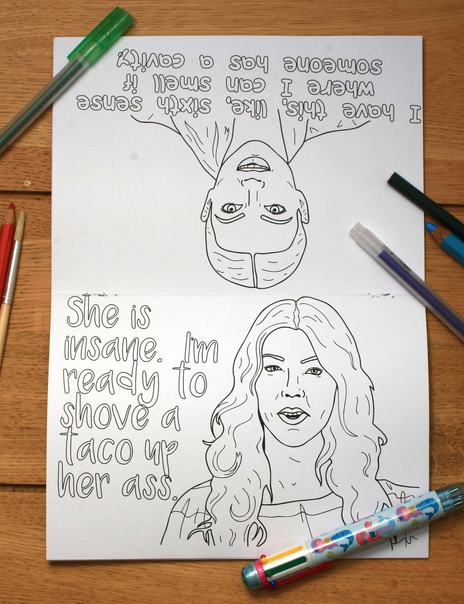 Keeping up With the Kardashians Colouring Book | Etsy