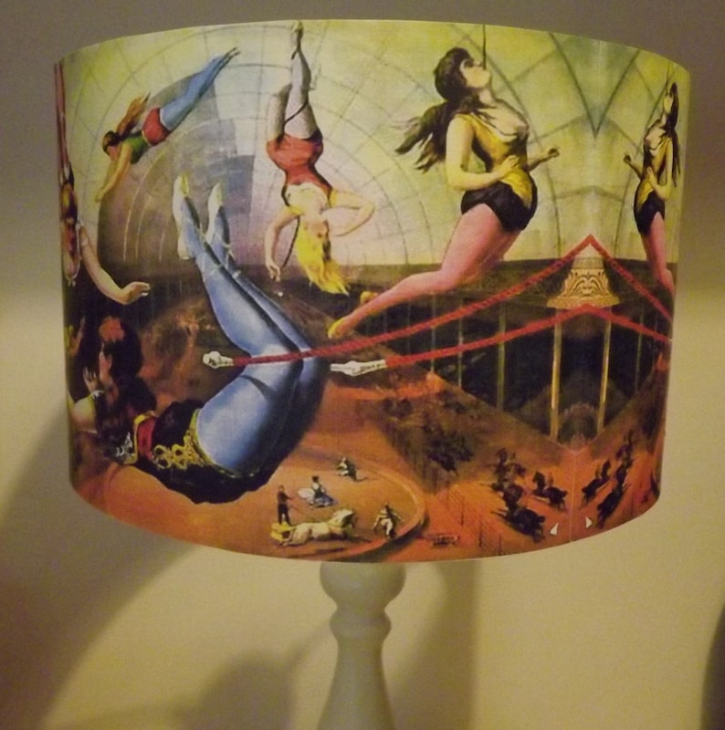 Circus Acrobats Lampshade: Vintage Victorian Style - Etsy UK