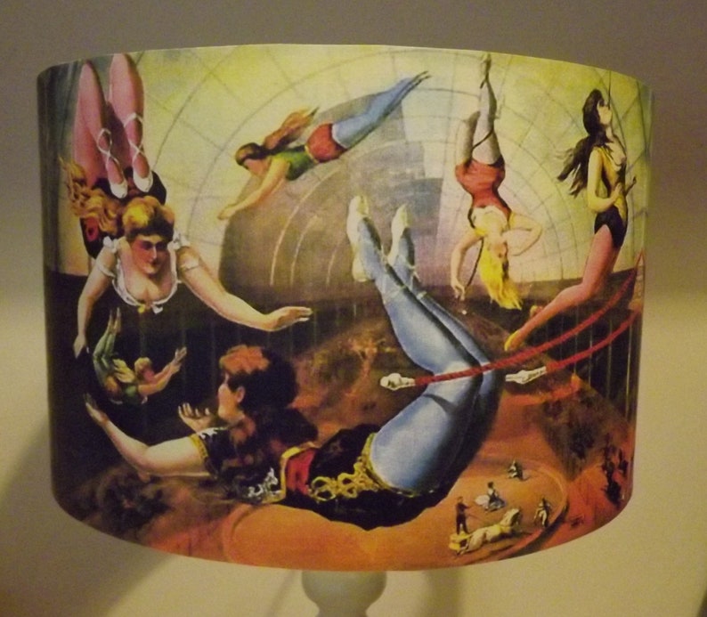 Circus Acrobats Lampshade: Vintage Victorian Style - Etsy UK
