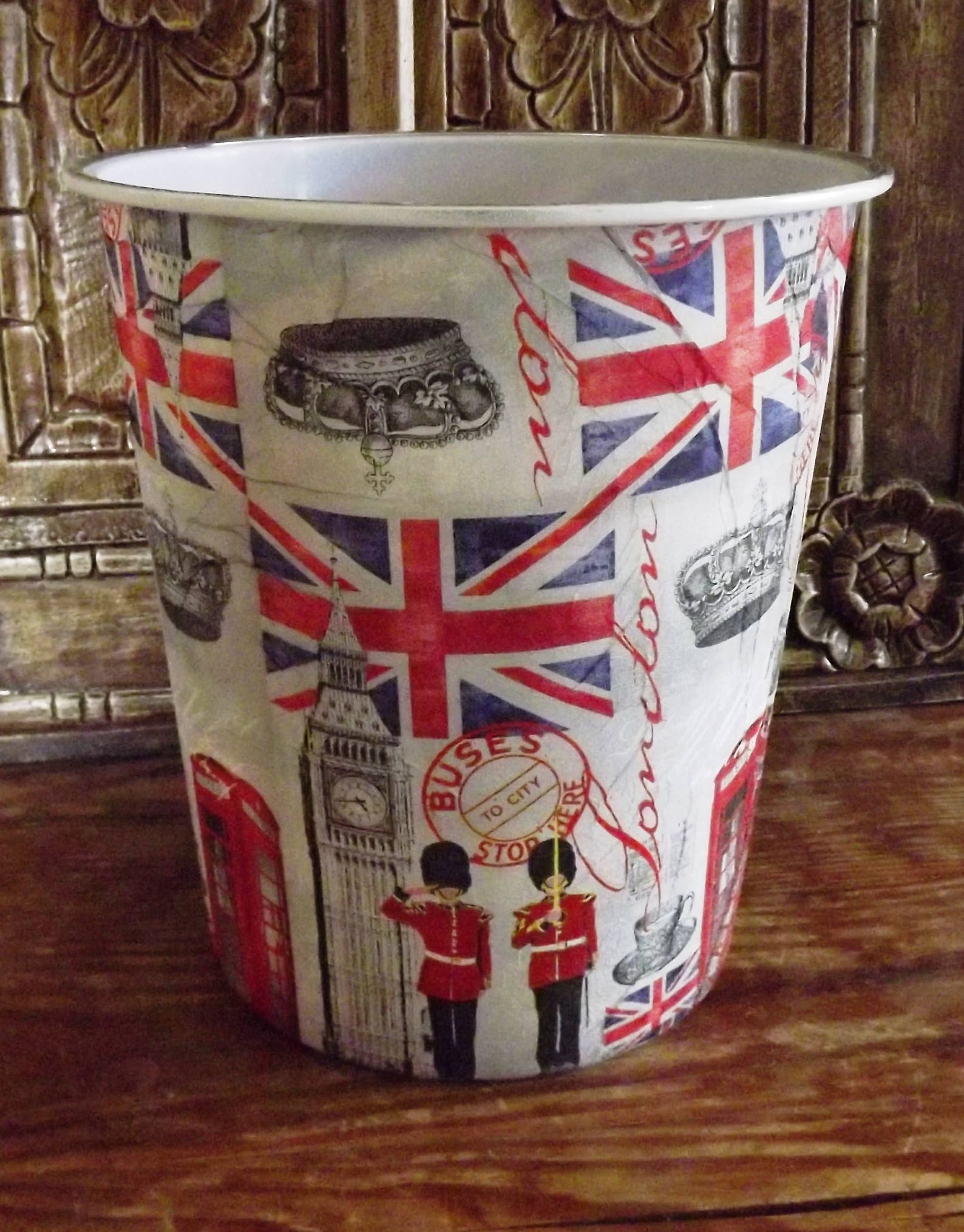 London Lampshade Retro Hip City Lamp Shade Light Shade Red - Etsy UK