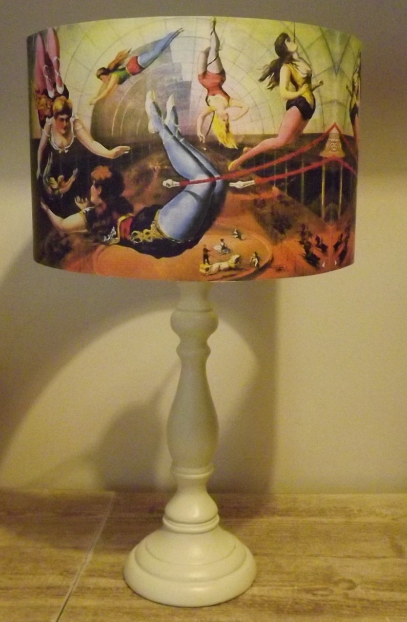 Circus Acrobats Lampshade: Vintage Victorian Style - Etsy UK