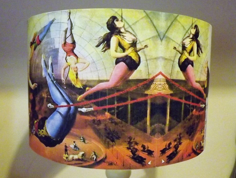 Circus Acrobats Lampshade: Vintage Victorian Style - Etsy UK