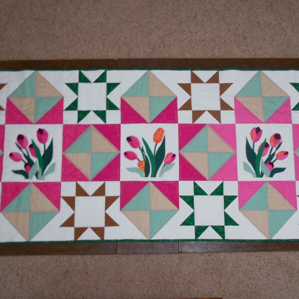 Quilted Bed Runner - Etsy