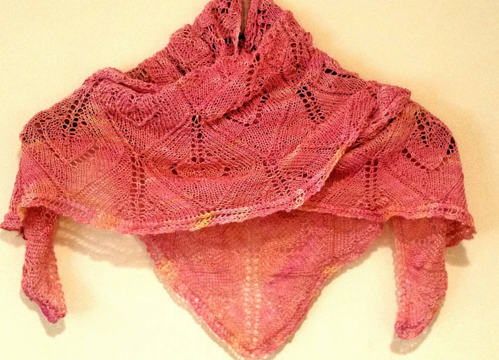 Lace Shawl Knitting Pattern PDF - Spring Leaves Shawl - Etsy
