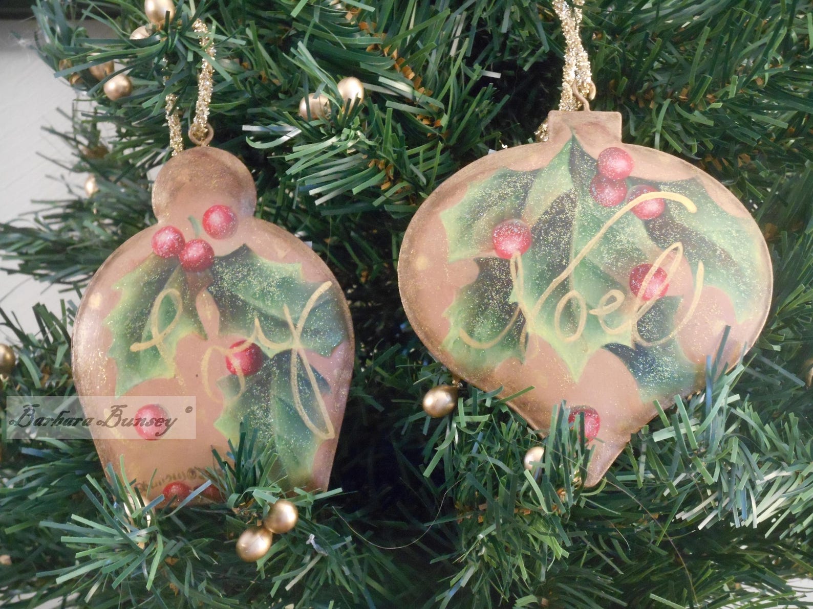 Joyous Noel Video Class-christmas Ornament Painting Class-christmas ...