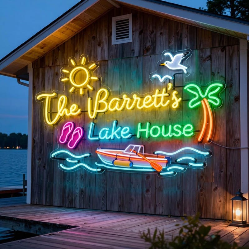 Custom Boat Neon Sign - Etsy