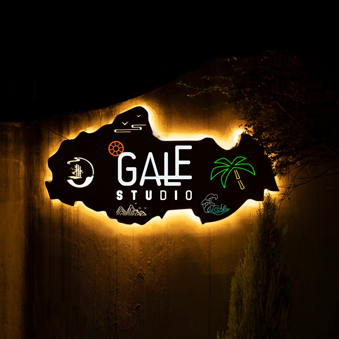 Custom Led Light Box Sign,illuminated Sign Cabinet,bar Logo Led Sign ...