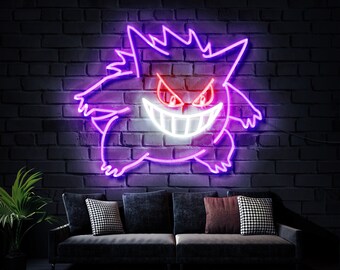 Gengar Led Neon Sign - Etsy