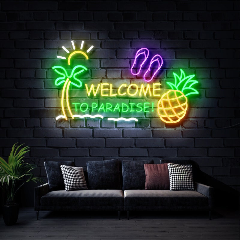 Pineapple Welcome Sign - Etsy