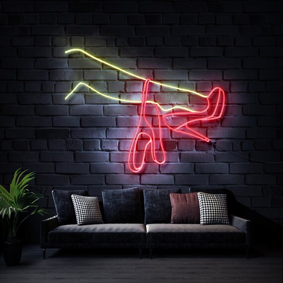 Leg With Bikini Neon Signsexy Girl Leg Led Signwoman Body | Etsy