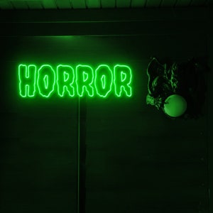 Custom Horror Neon Sign,monster Led Sign,scary Horror Movie Neon Light ...