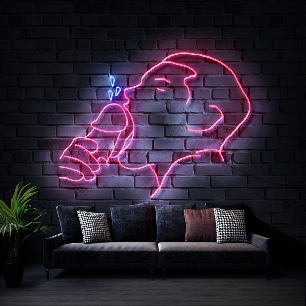 Sexy Man Neon Light Etsy 