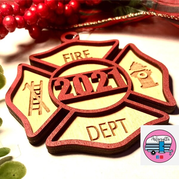 Laser Cut Fire Department - Etsy