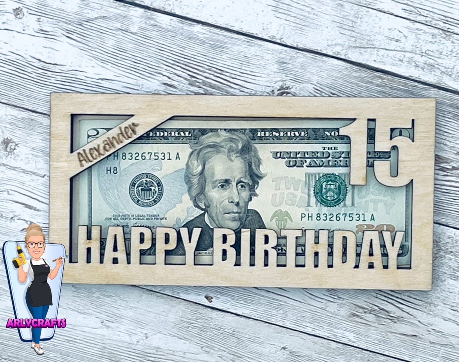 Happy Birthday Money Sleeve With 1 to 21 Numbers *digital SVG File ...