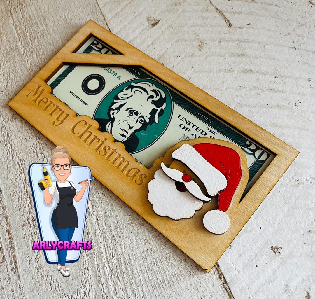 Santa Money Sleeve SVG **DIGITAL FILE** - Etsy