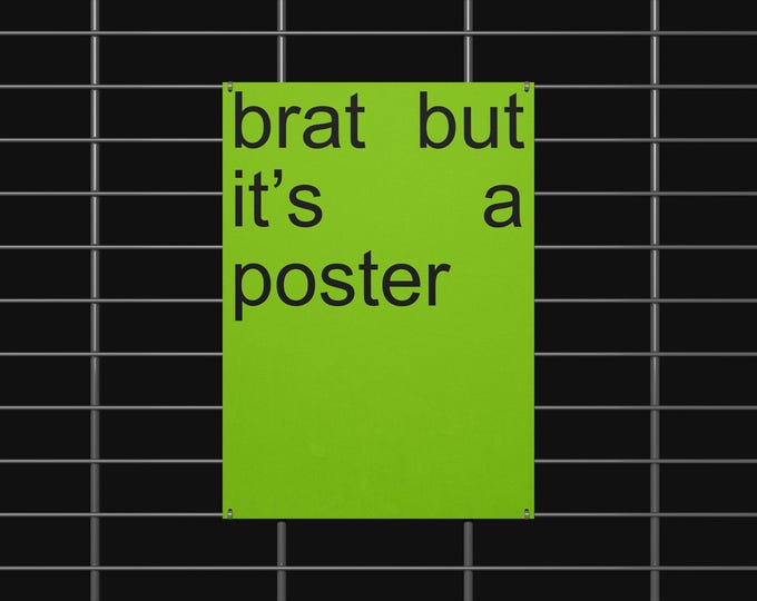 Charli XCX Apple's Rotten Right to the Core Brat Summer Music A4 Poster ...