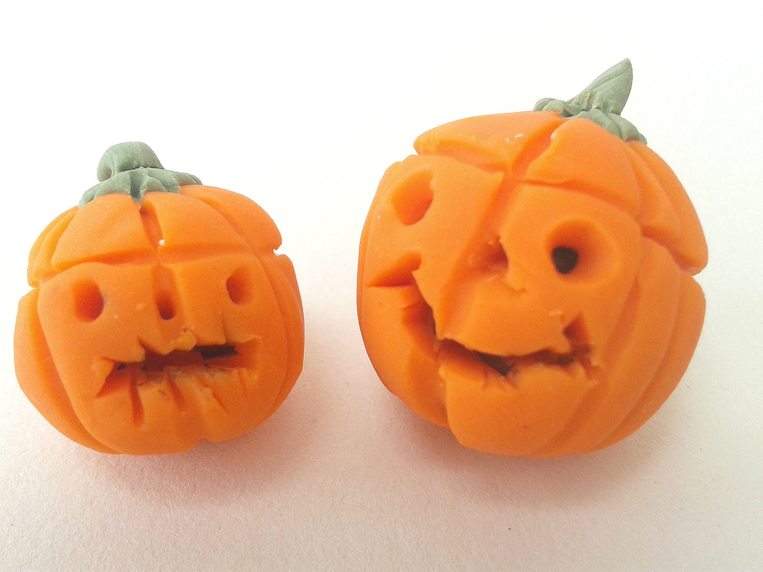 Thanksgiving Decorations, Miniature Pumpkins, Polymer Clay Miniatures ...