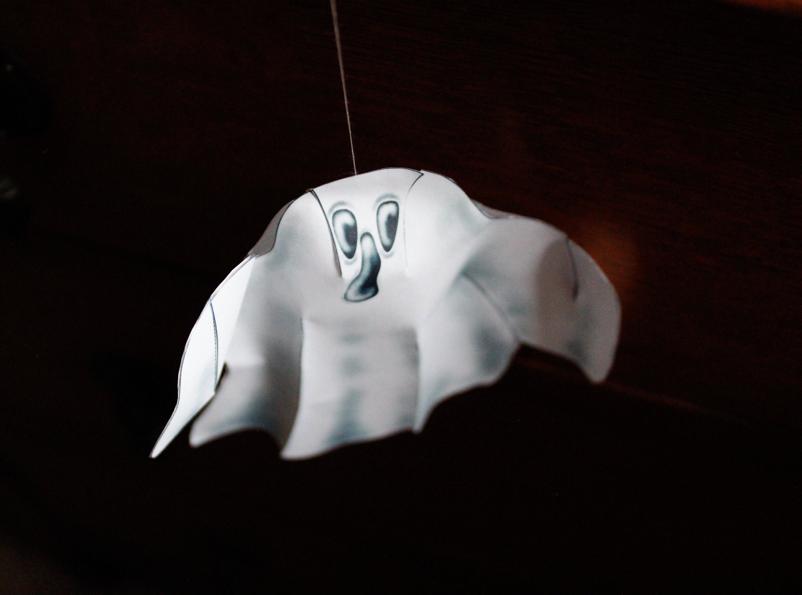 Digital Download Paper Ghost Printable Halloween Decoration - Etsy