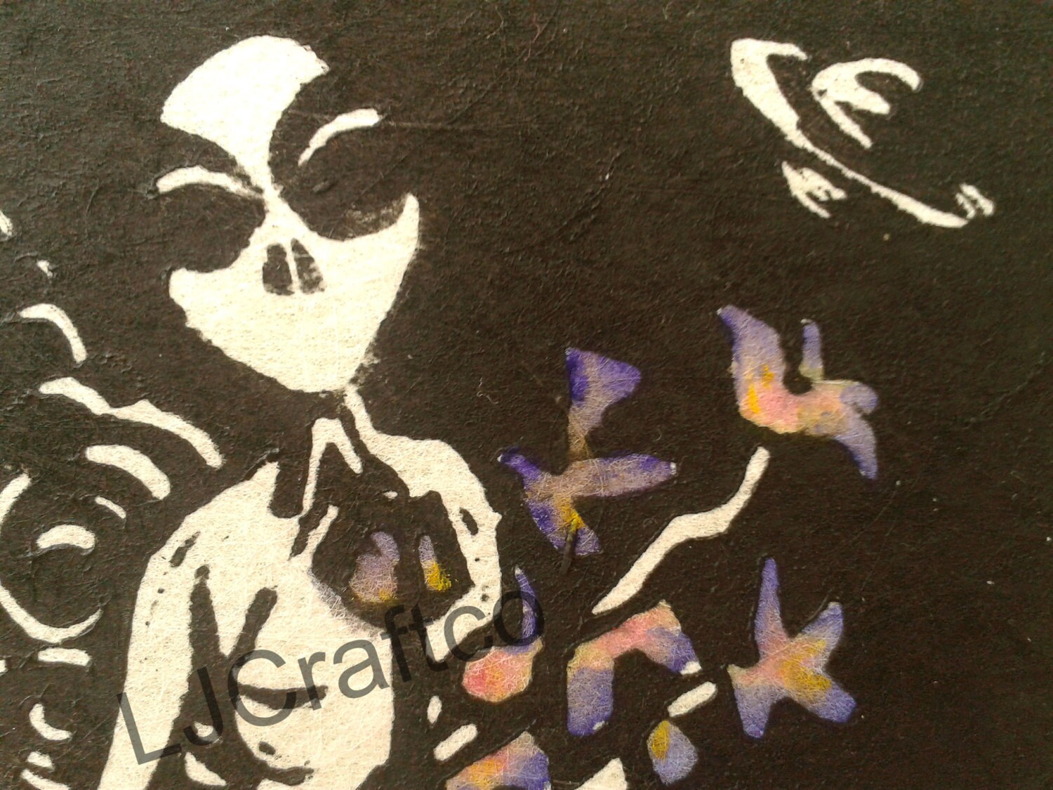 Alien Lino Cut Greeting Card, Valentine Lino Print, Mother's Day Card ...