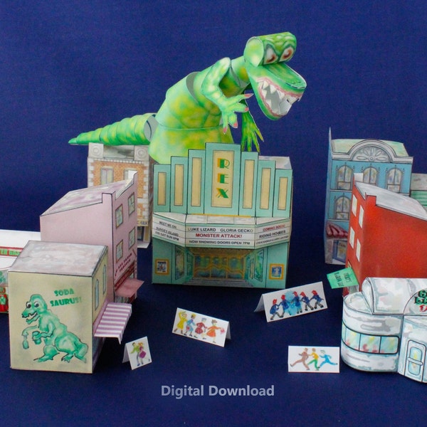 Monster Scenes Model Kit - Etsy