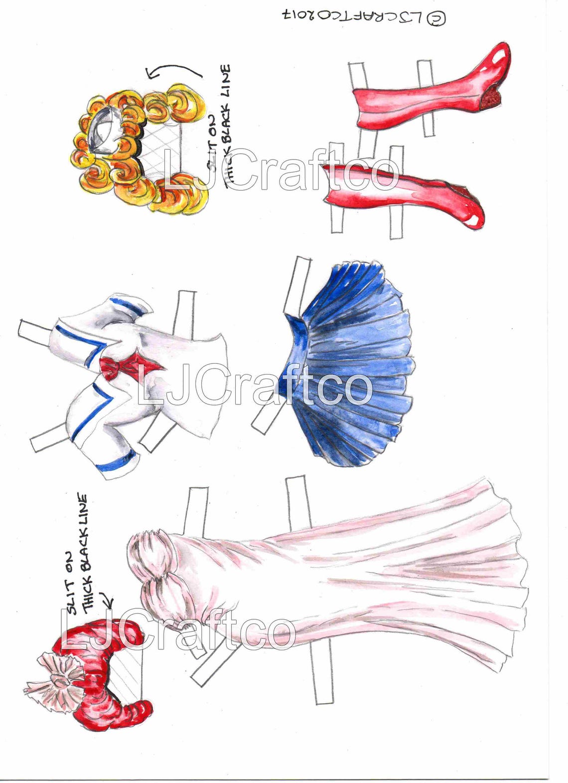 Drag Queen Paper Doll Instant Digital Download Showgirl - Etsy