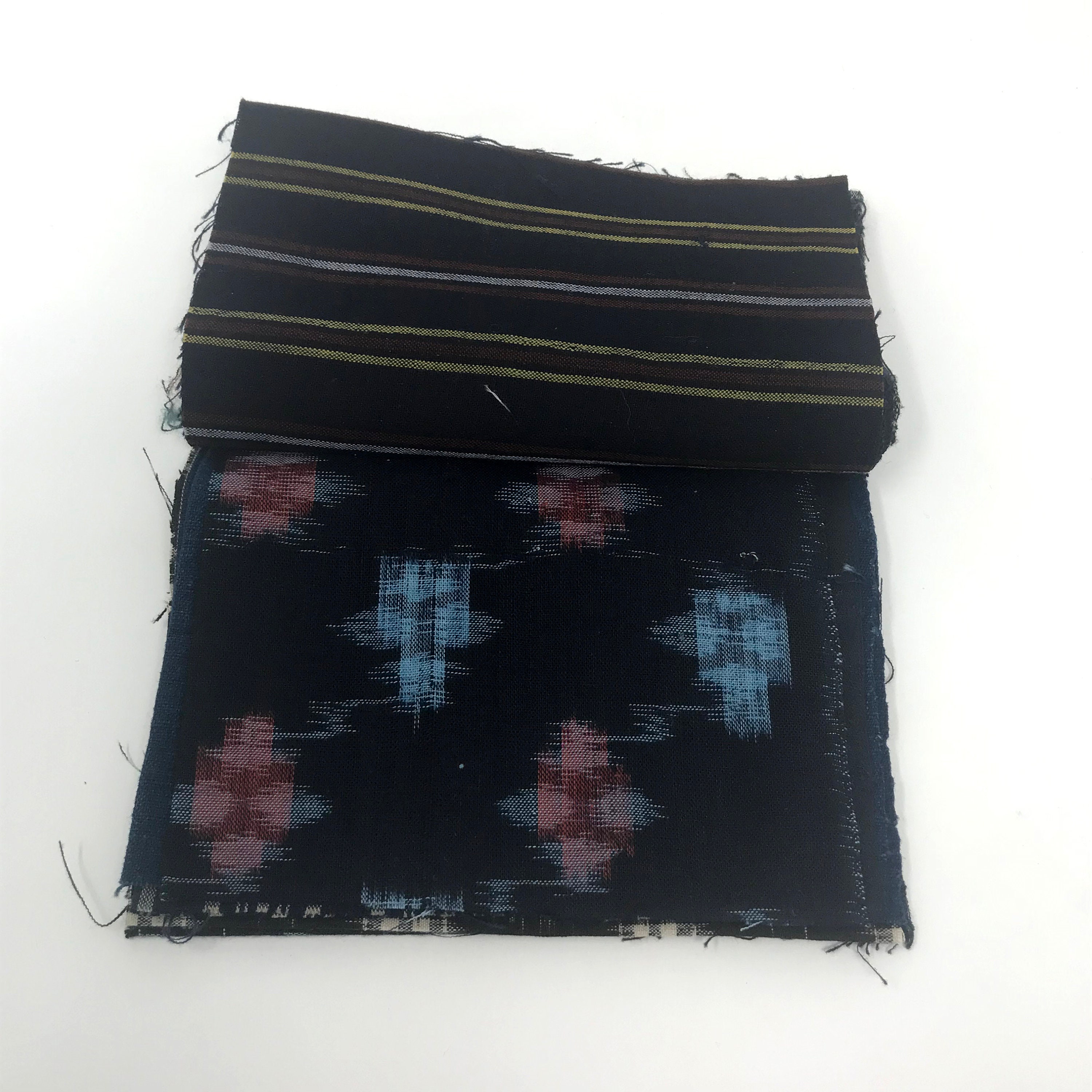Vintage Japanese Ikat Textile Swatches - Etsy