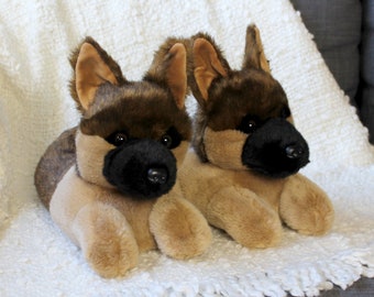 Corgi Slippers Plush Dog Slippers One Size Fits Most - Etsy