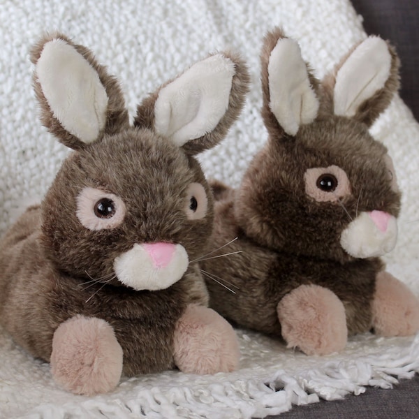 Rabbit Slippers - Etsy