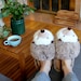 Fuzzy Hedgehog Slippers | Fluffy Animal Slippers | One Size Fits Most ...