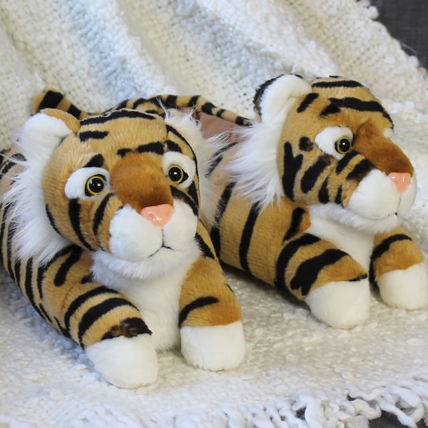 Animal Slippers - Etsy