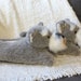 Schnauzer Slippers | Plush Dog Slippers | One Size Fits Most - Etsy