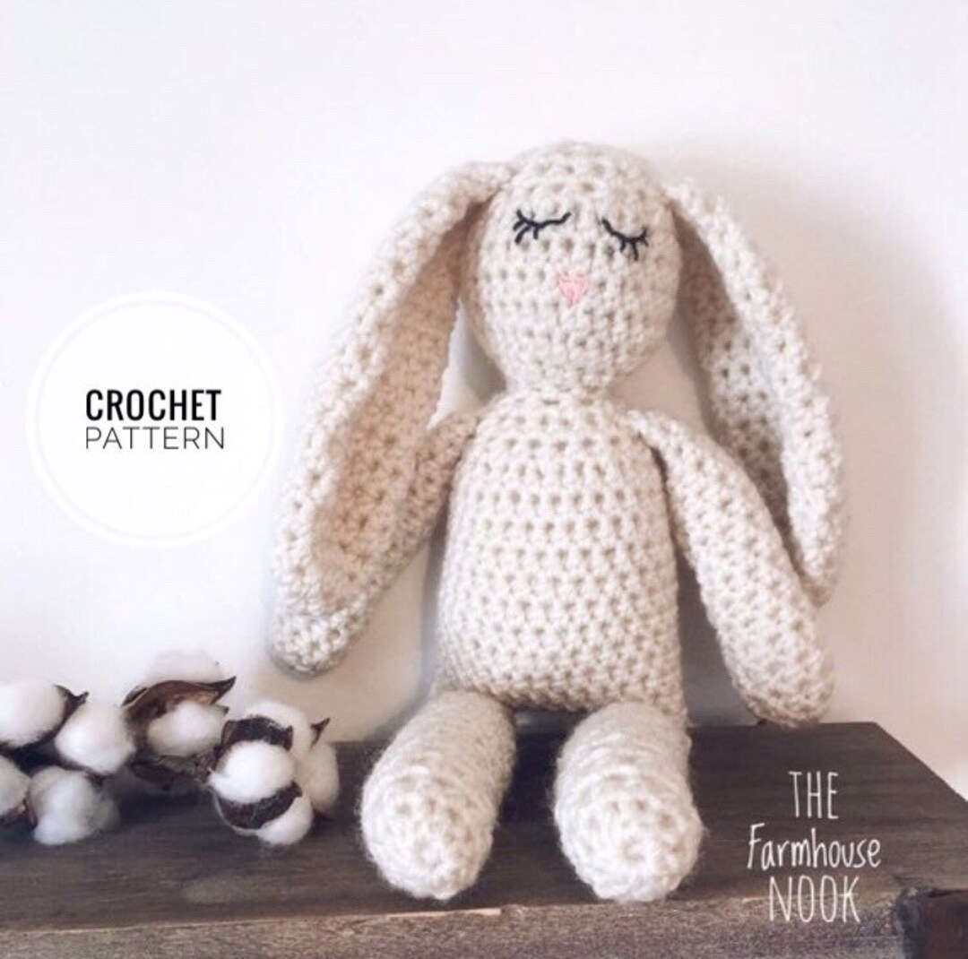 Crochet Bunny PATTERN, the Lola Bunny PATTERN, Bunny Plushie PATTERN ...