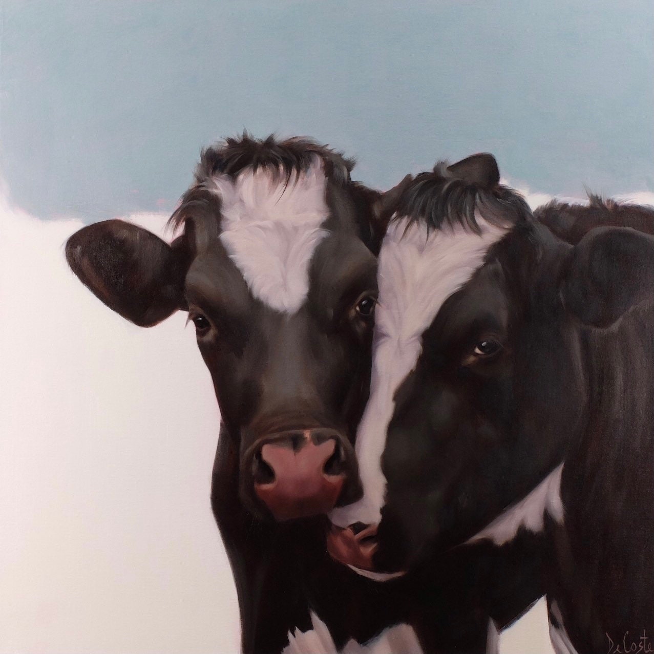 Famous Artwork Two Cows Cow