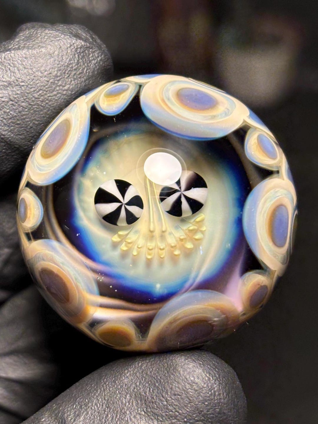 Large Skull and Dotstack Marble - Etsy