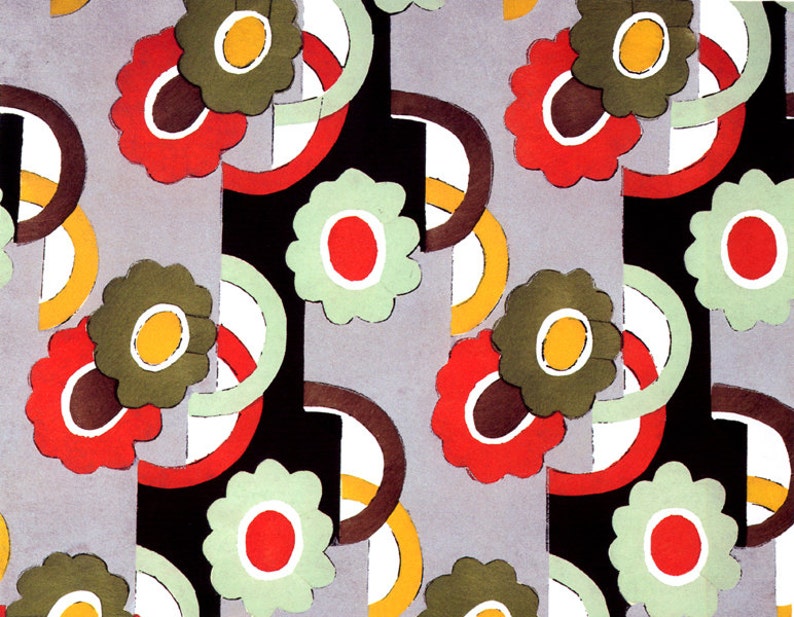 Art Deco Notes (set 3) - Etsy