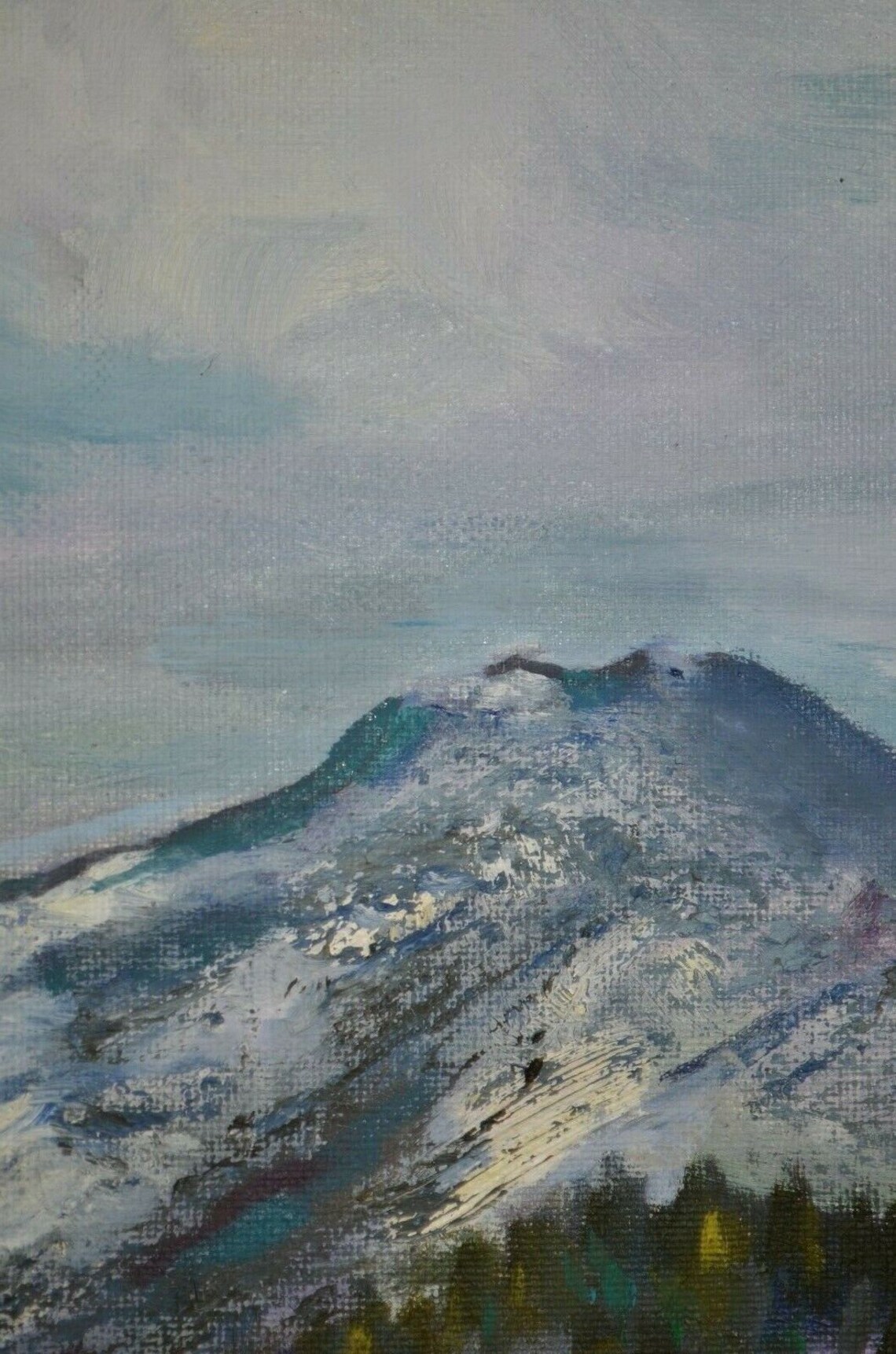 Ultimate Peak Spectacular Summit Well Done -- Original Oil Painting ...