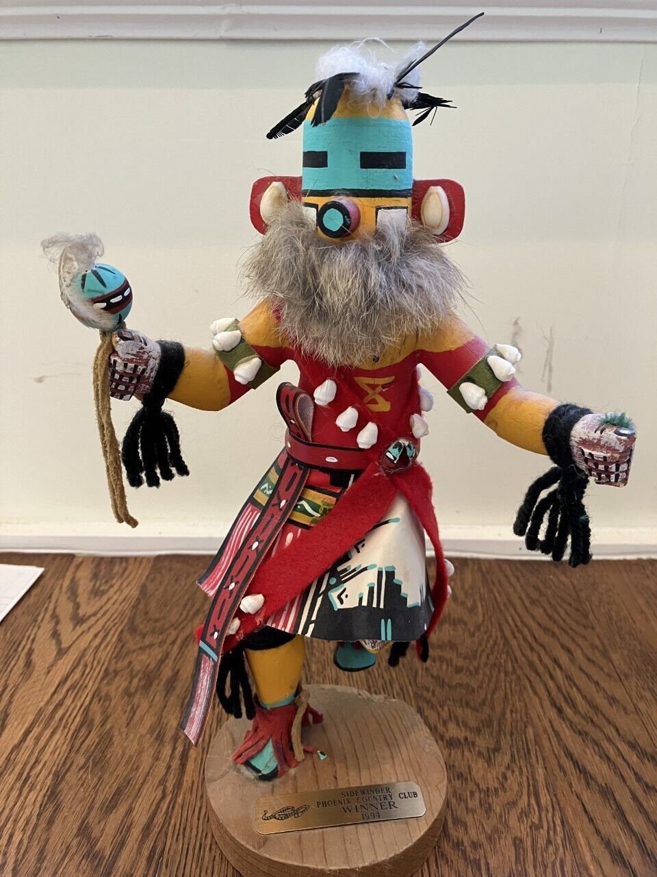 Blue Star Kachina Doll
