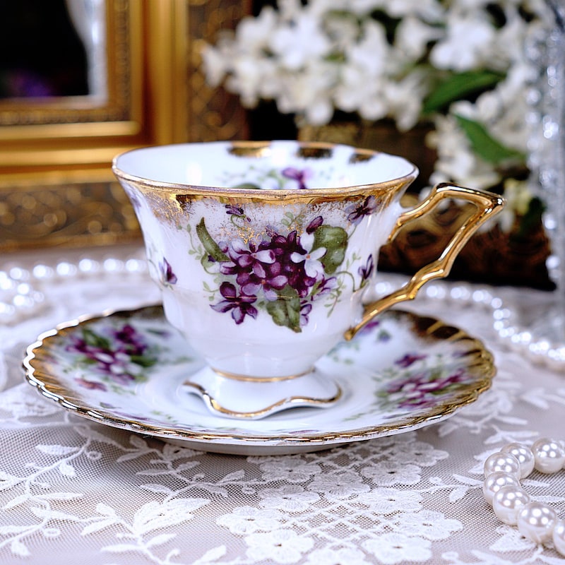 Antique Teacup Display - Etsy