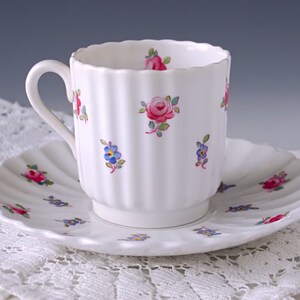 Spode Copelands Dimity Tea Cup and Saucer, Demitasse Demi Teacup Set ...