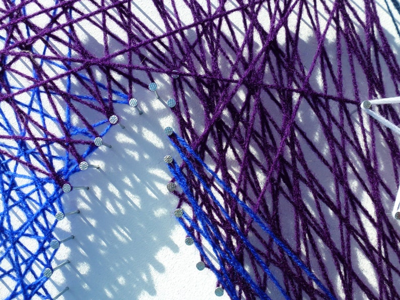 Moon and Stars Wool Wall Art - Etsy