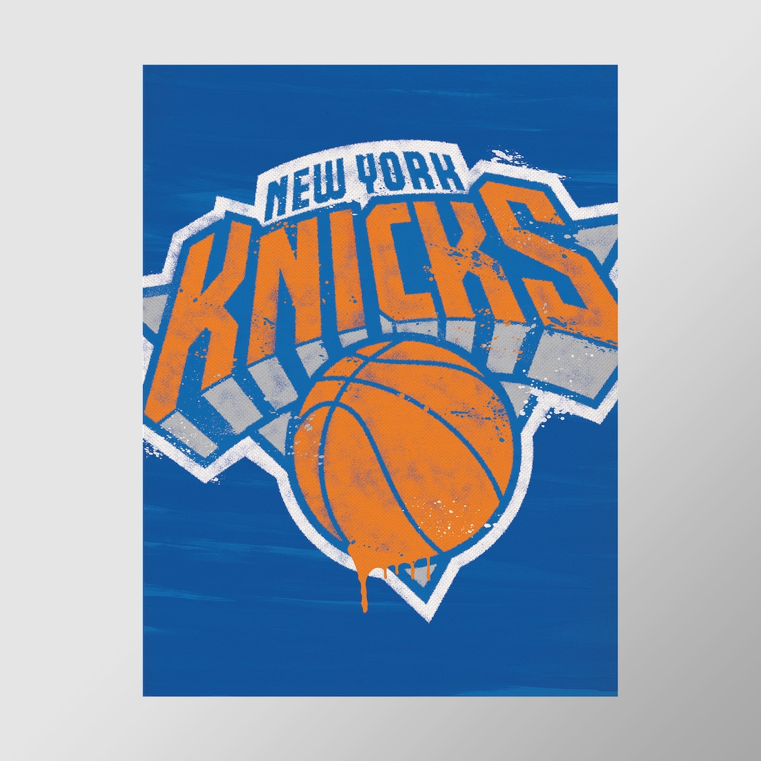 New York Knicks 18x24 Graffiti Print Perfect for Mancave - Etsy
