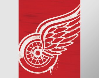 Detroit Red Wings Poster - Etsy