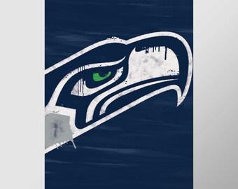 Denver Broncos Graffiti Print Perfect for Mancave | Etsy